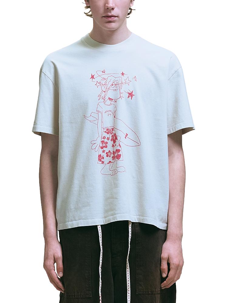 NAHMIAS chadwick cartoon boxy tee